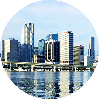 Download Miami Skyline - HD Transparent PNG - NicePNG.com