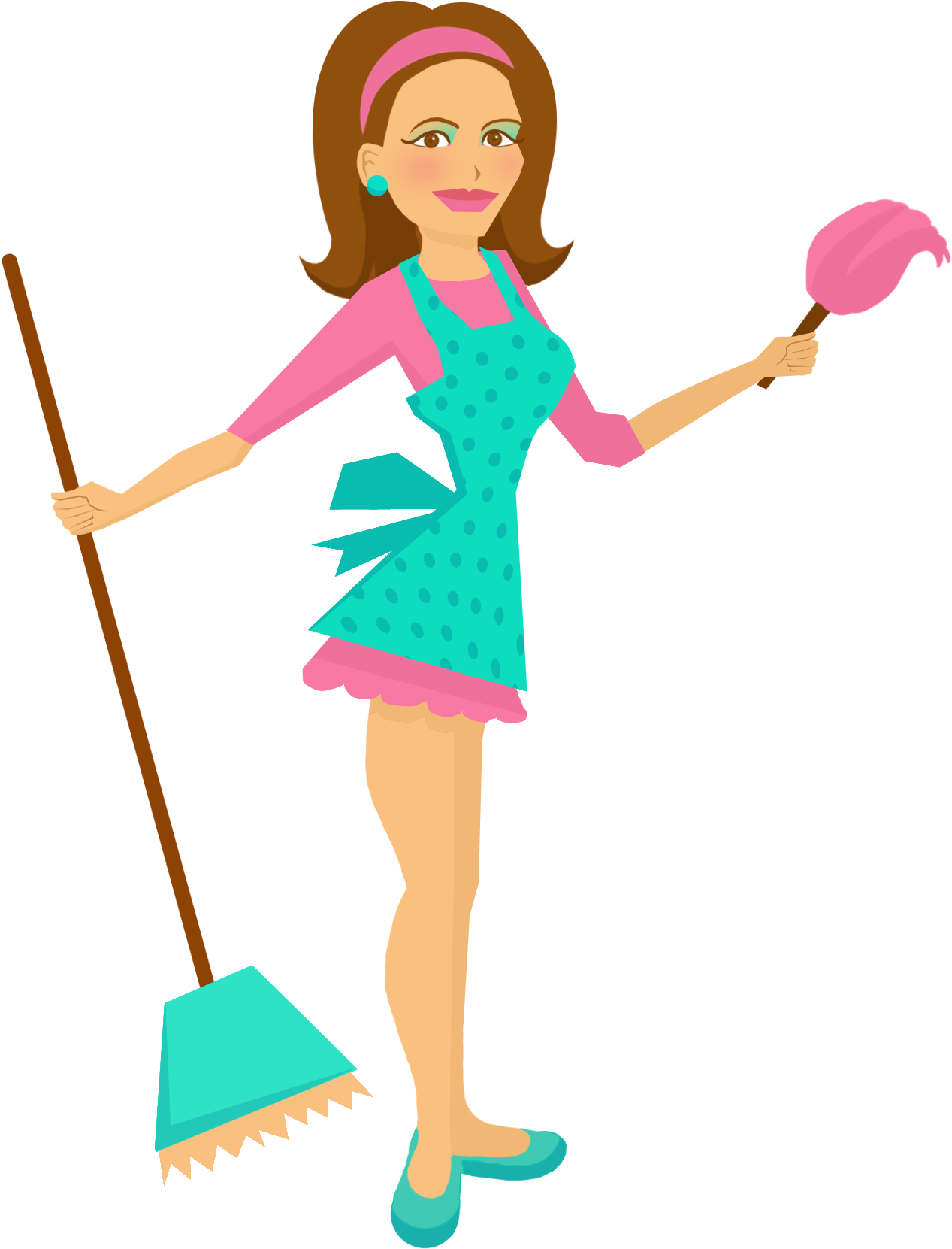 Download HD Picture Freeuse Library Indian Clipart House Maid ...