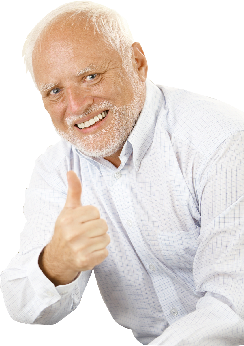 Download Harold Thumbs Up - HD Transparent PNG - NicePNG.com
