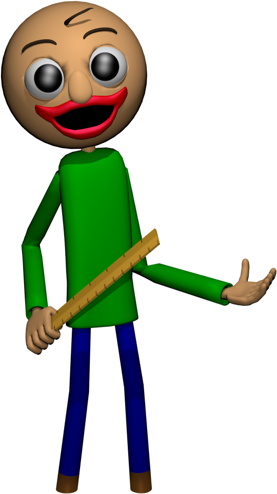 Download Baldi - Baldi's Basics Blender - HD Transparent PNG - NicePNG.com