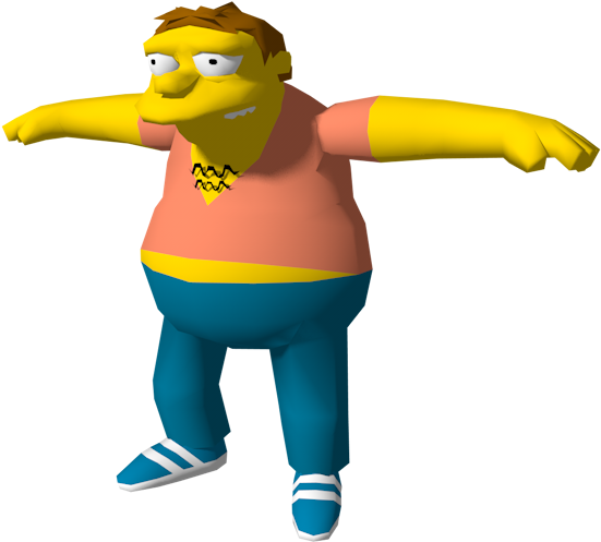 Download HD Simpsons Barney Png Svg Royalty Free Library - Simpsons Hit ...