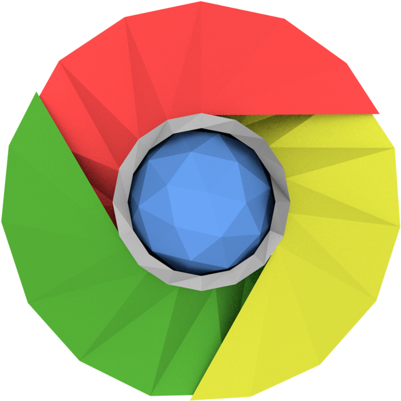 Download Low Poly Icon By - Google Chrome Gif Png - HD Transparent PNG ...