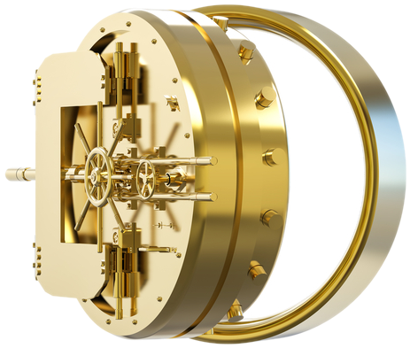 Download Secure Vault Storage - Vault Gold - HD Transparent PNG ...