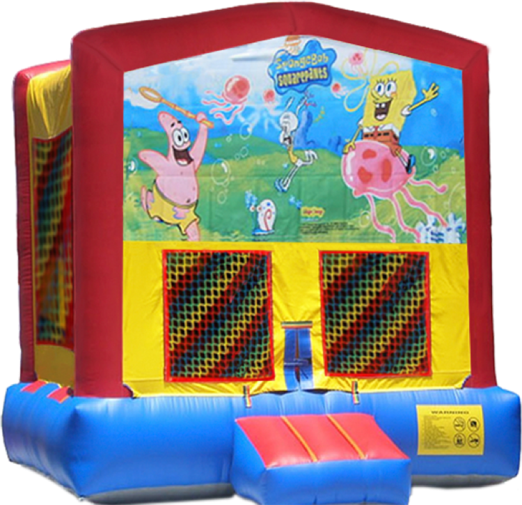 Download Spongebob Modular Bounce House - Inflatable Castle - HD ...
