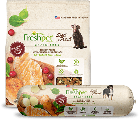 Download HD A Collage Of Freshpet Grain Free Dog Food - Freshpet Dog ...
