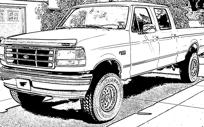 Ford Truck Outline