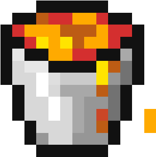 Download Minecraft Lava Bucket Png Clip Black And White Library - Cubo ...