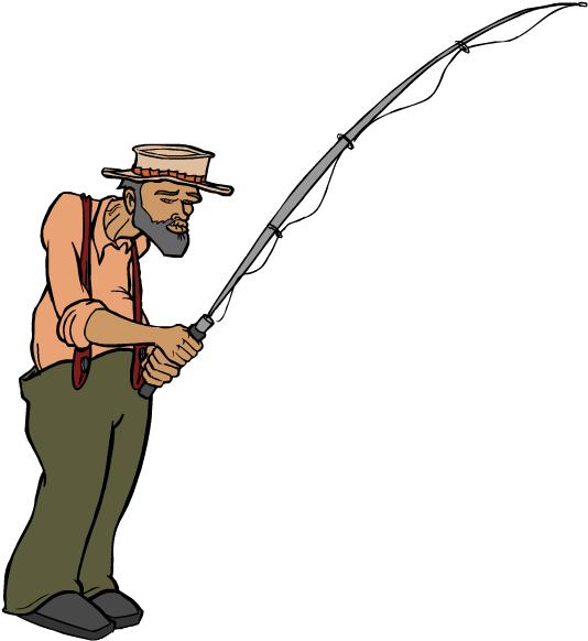 Download Fishing Fishermen - Cartoon Fisherman Transparent Png - HD ...