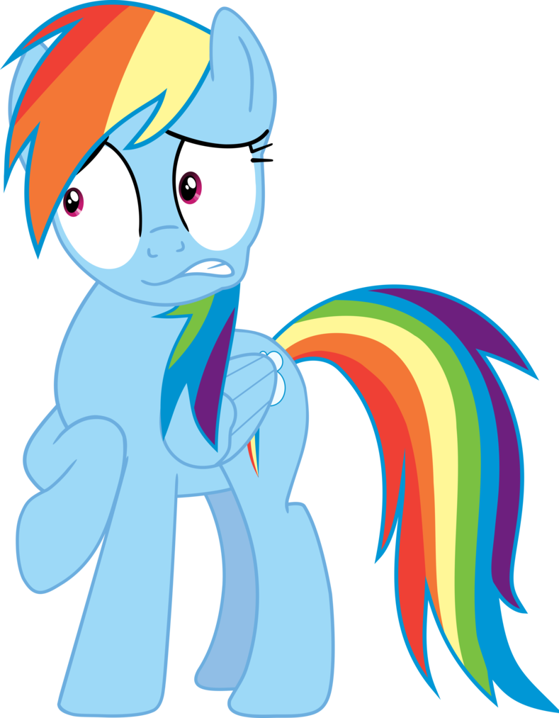 Download Shocked Rainbow Dash By Ciungpl On Deviantart Vector - Rainbow ...