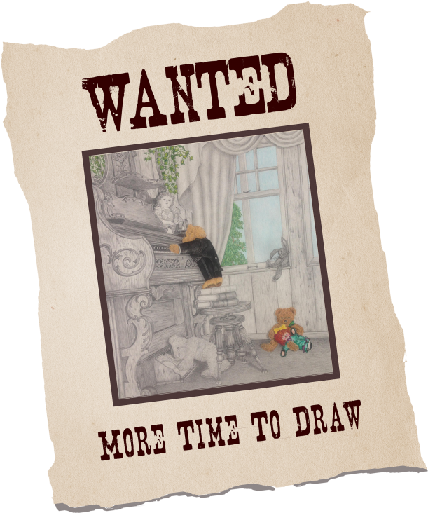 Download Time To Draw Poster - Wanted Poster - HD Transparent PNG ...