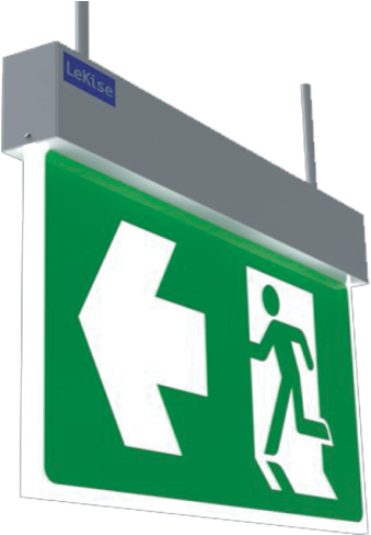 Download Led Exit Sign - Exit Light Png - HD Transparent PNG - NicePNG.com