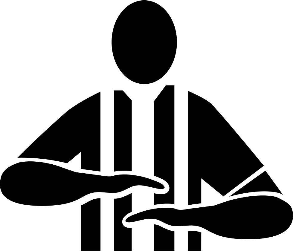 Download Football Game Referee Doing Hand Signals Comments - Referee ...