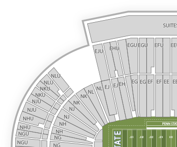 Download Beaver Stadium Seating Chart With Rows - HD Transparent PNG ...
