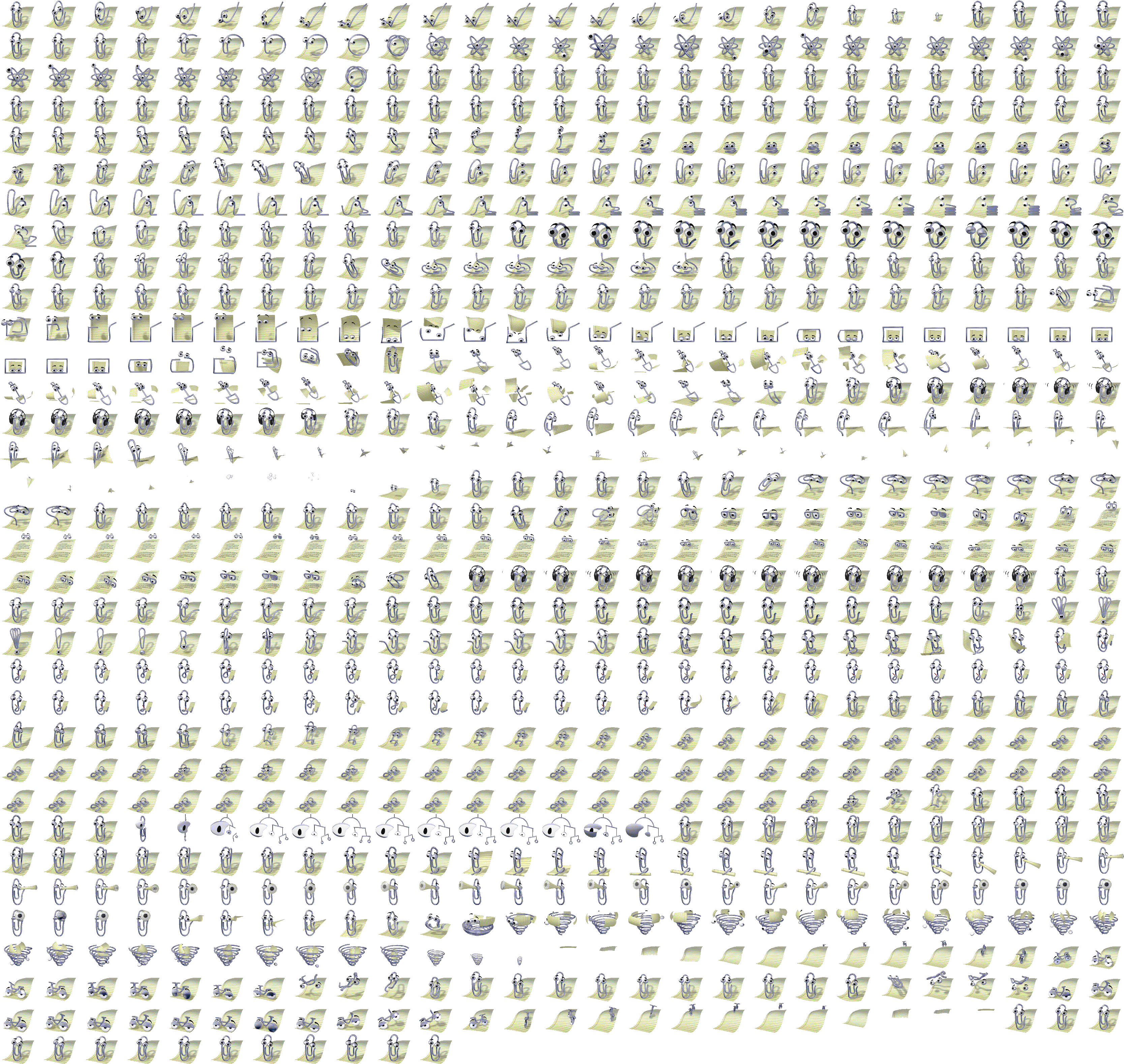 Download Map - Bonzi Buddy Sprite Sheet - HD Transparent PNG - NicePNG.com