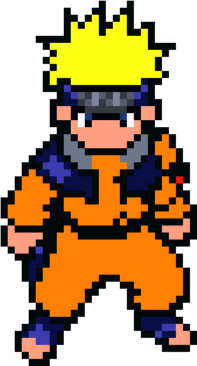 Naruto Uzumaki - Naruto Uzumaki Pixel Art PNG image free download ...