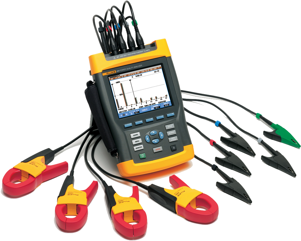 Download HD Electrical Png - Fluke 435 Series Ii Basic Power Quality ...