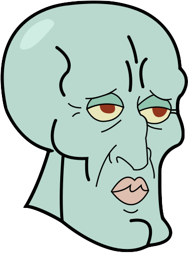 Download HD Source - Handsome Squidward Transparent PNG Image - NicePNG.com