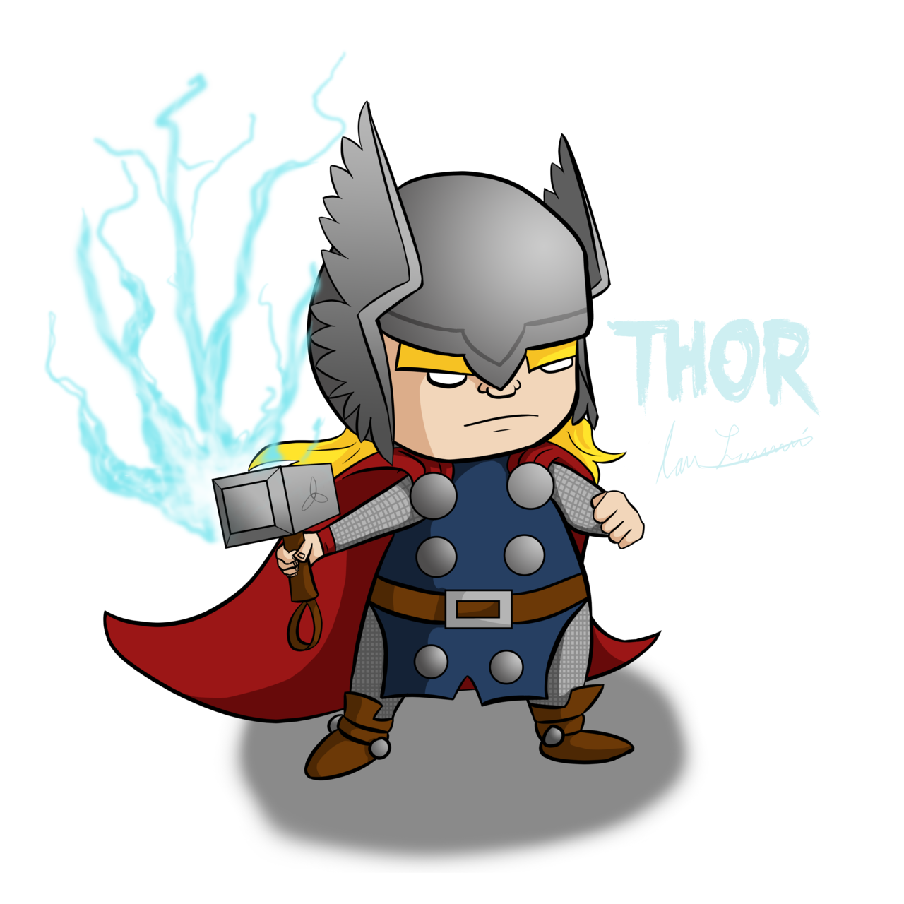 Download HD Mini Thor By Ianlammiart On Deviantart Picture Freeuse ...