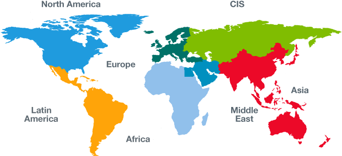 Download HD Regions - World Map Regions Png Transparent PNG Image ...