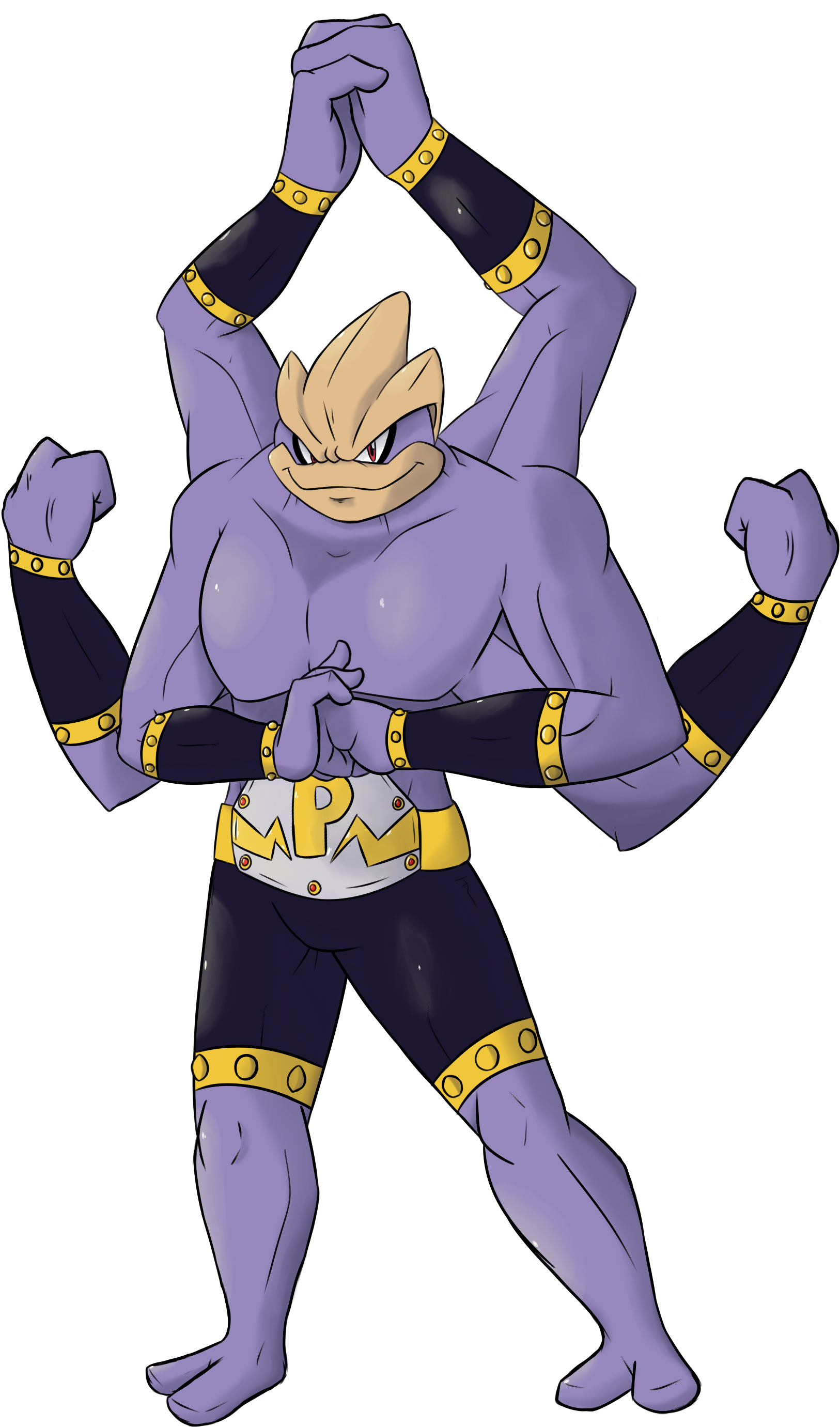 Download HD Mega Machamp - Machamp Mega Evolution Transparent PNG Image - NicePNG.com