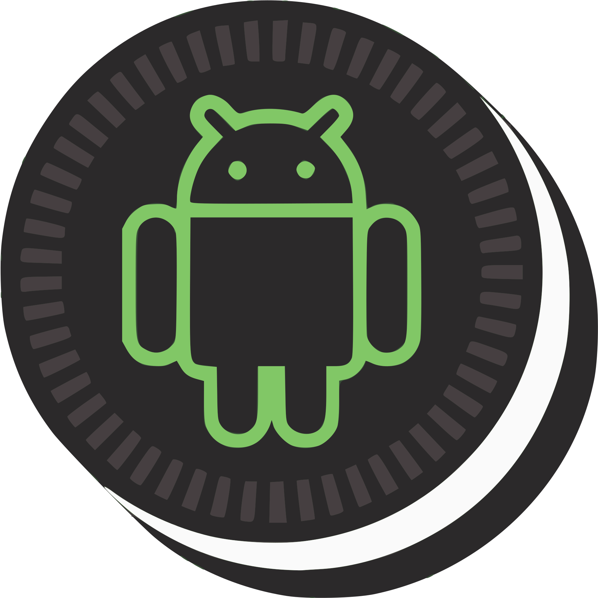 Download HD Open - Android Oreo Logo Transparent PNG Image - NicePNG.com