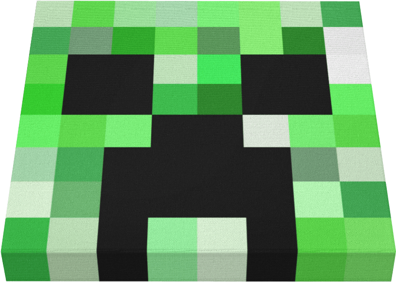 Download HD Minecraft Creeper Canvas - Creaper Transparent PNG Image ...