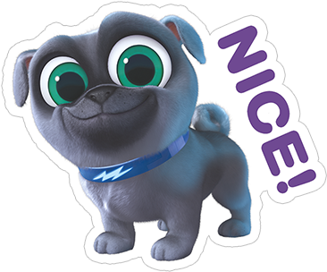 Download HD Viber Sticker «puppy Dog Pals» - Puppy Dog Pals Sticker ...