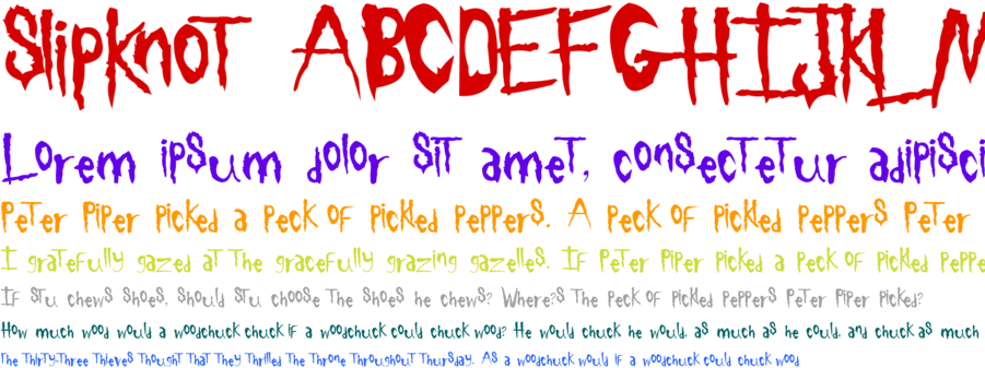 Download HD Slipknot Fonts Transparent PNG Image - NicePNG.com