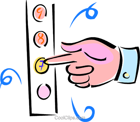 Download Hand Pushing Elevator Buttons - Pushing Elevator Button Clip ...