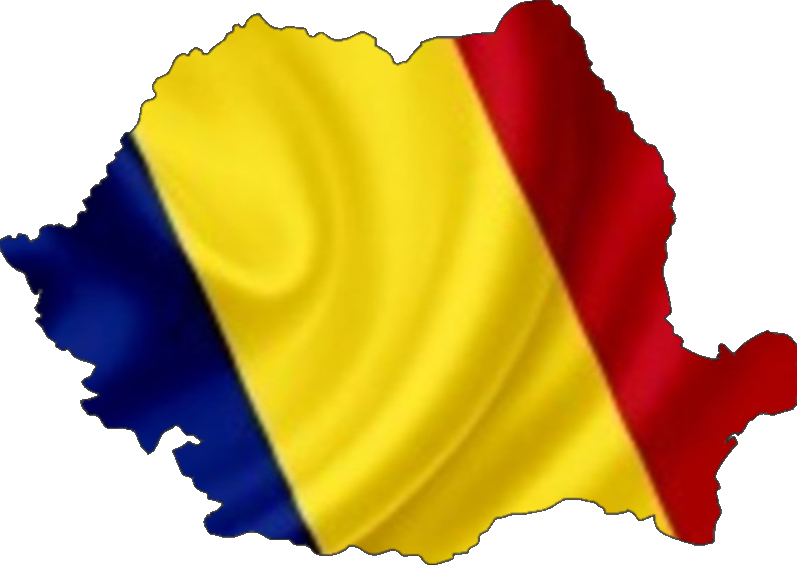 Download HD Harta României Tricolor Transparent - Romania Flag Map ...
