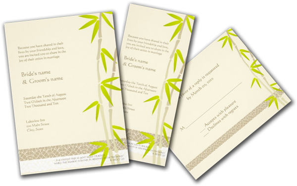Download HD Bamboo Design Wedding Invitations - Bamboo Clip Art ...