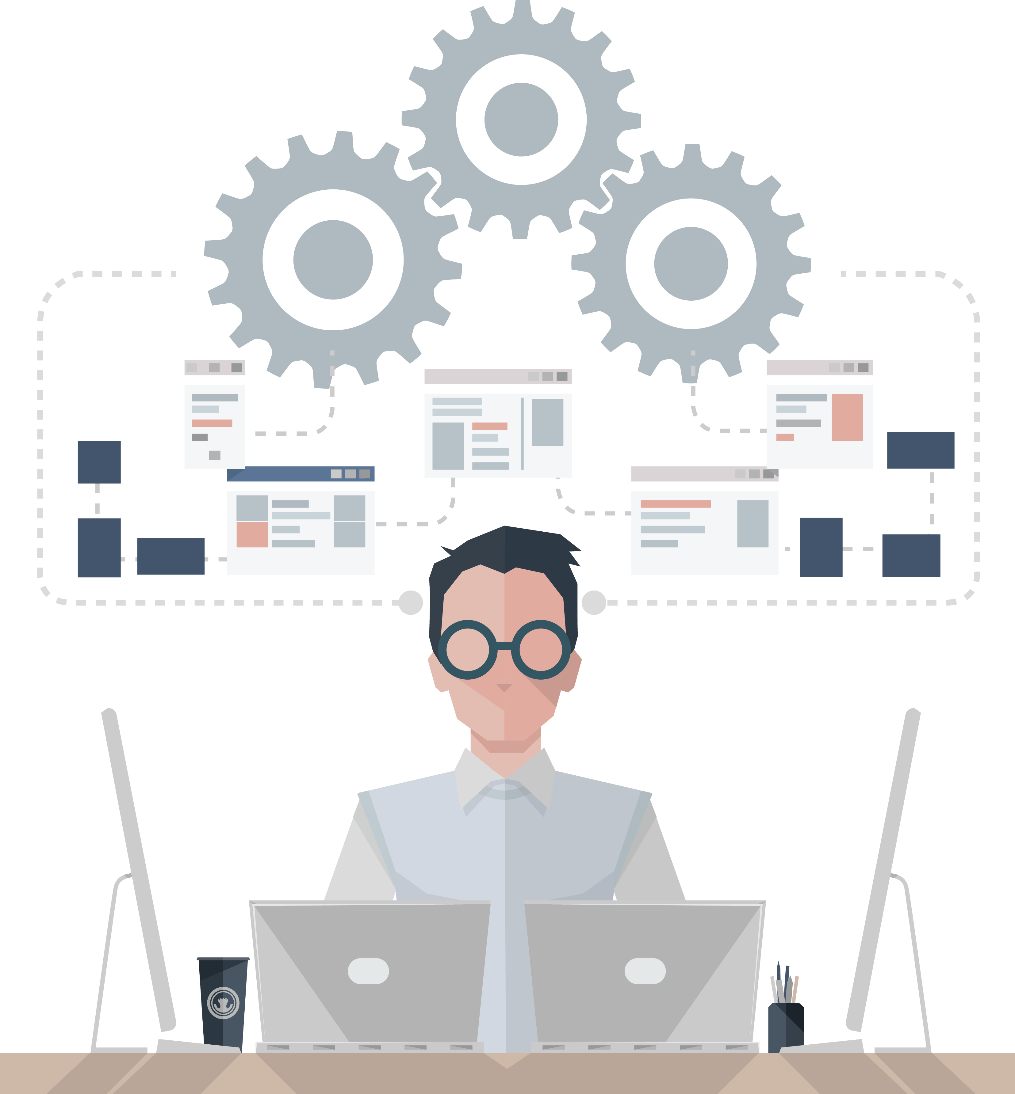 Download Information Technology - Information Technology Vector Png ...