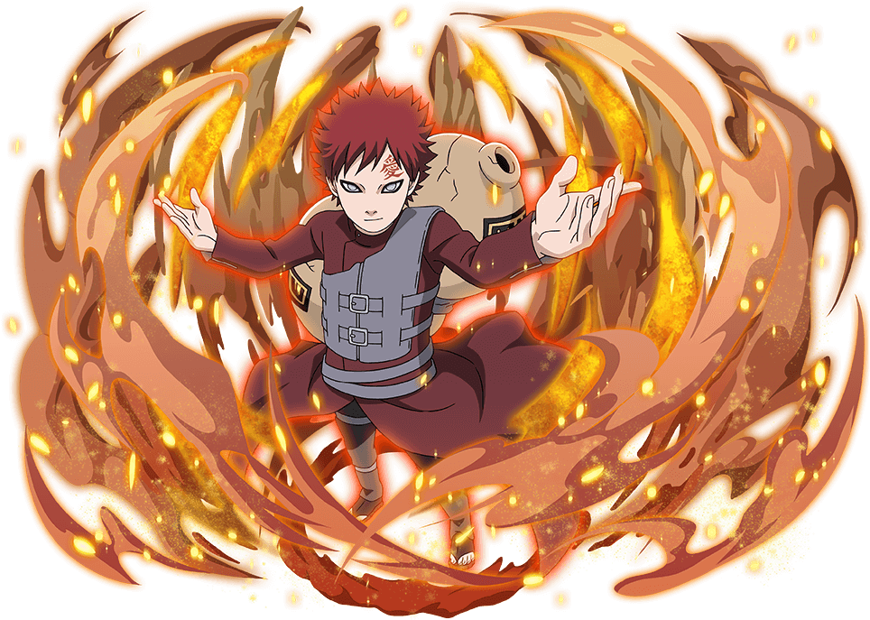 Download HD Naruto Blazing Gaara Transparent Transparent PNG Image ...