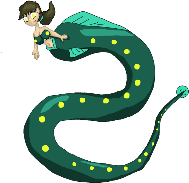 Download Gulper Eel Mermaid By Organicgranite On Deviantart - Eel ...