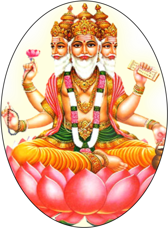 Download HD Lord Brahma - Brahma Hindu God Transparent PNG Image ...