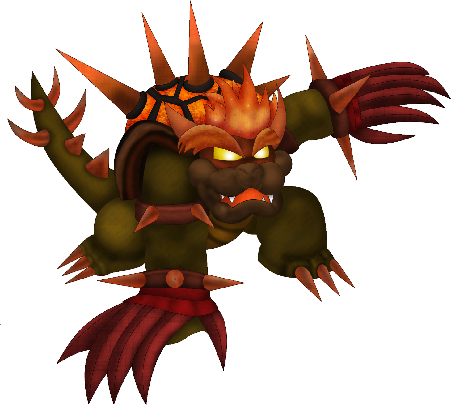 Download HD Firelord Bowser - Wiki Transparent PNG Image - NicePNG.com
