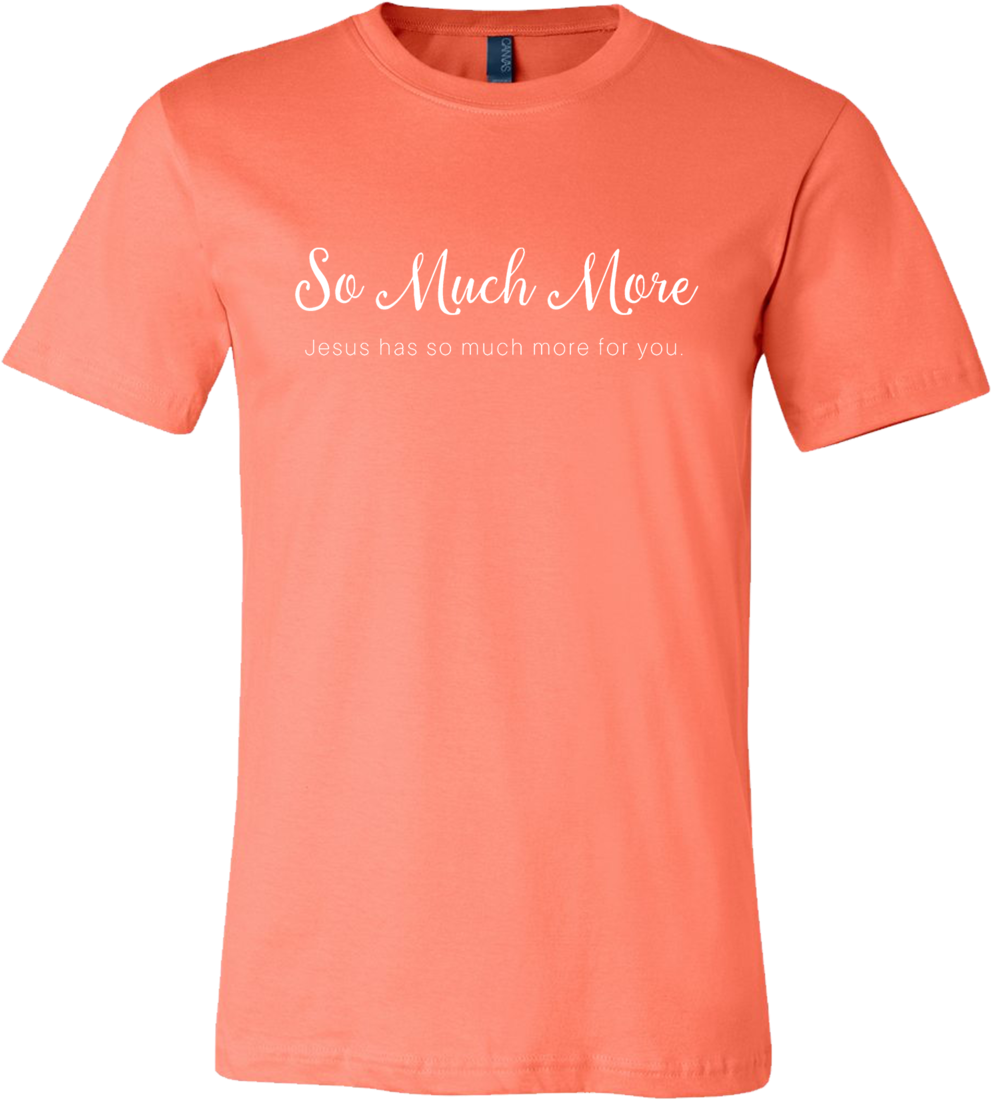 Download HD T Shirt So Much More Coral Transparent PNG Image - NicePNG.com