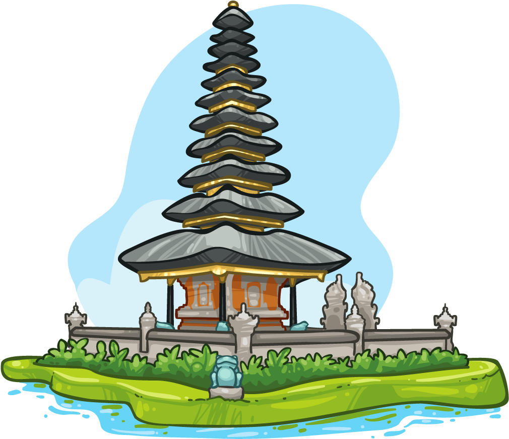 Download Pura Bratan - Bali Png - HD Transparent PNG - NicePNG.com