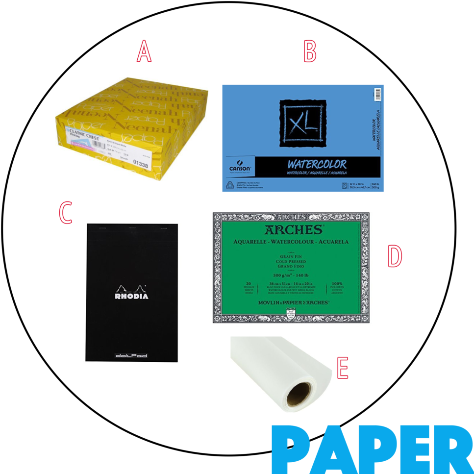 Download HD 4 Paper Site - Canson Xl Watercolor Pad, 30 Sheets, 12 ...