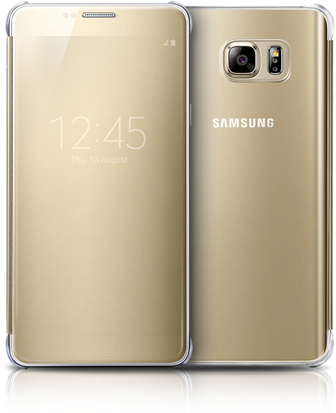 Download HD Note 5 Gold Flip Cover Transparent PNG Image - NicePNG.com
