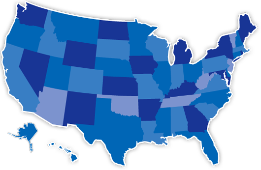 Download Clickable Usa Map - Us With Transparent Background - HD ...