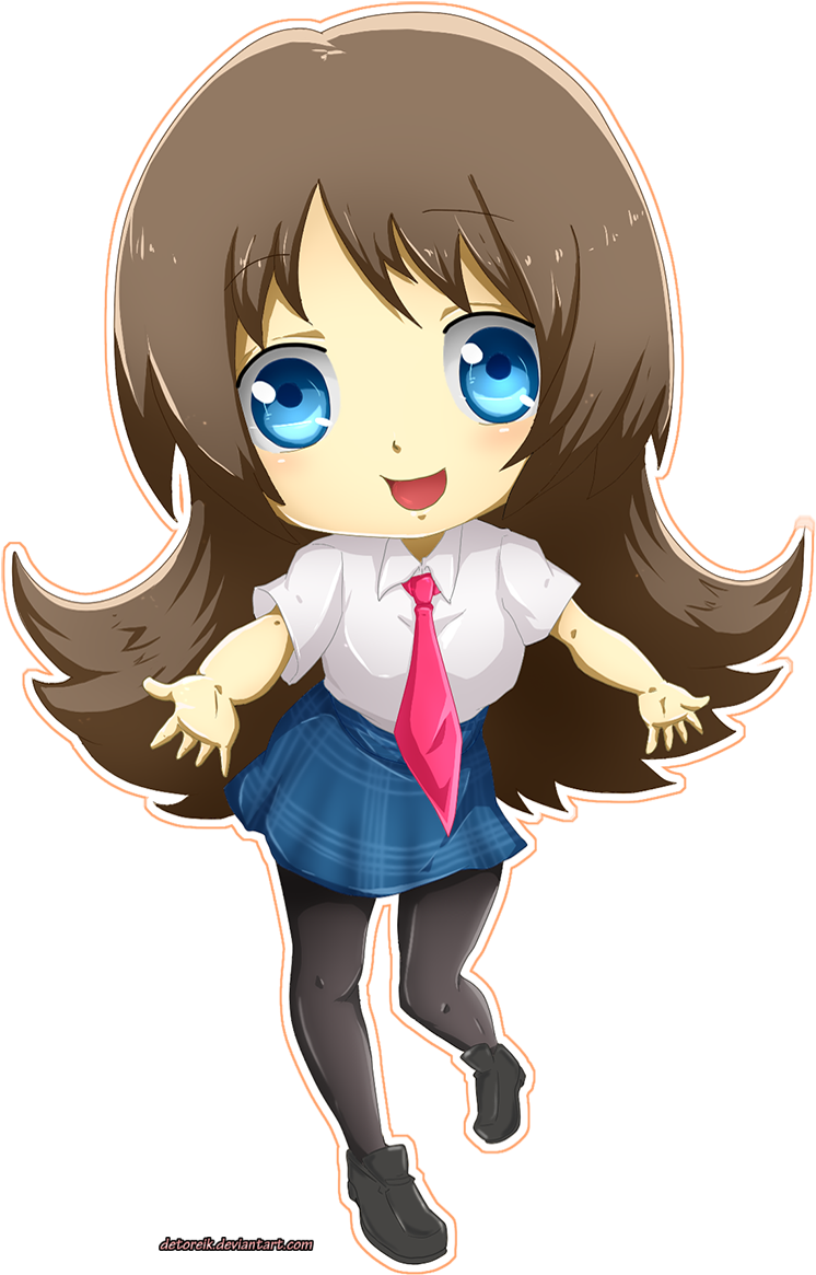 Chibi Student Png