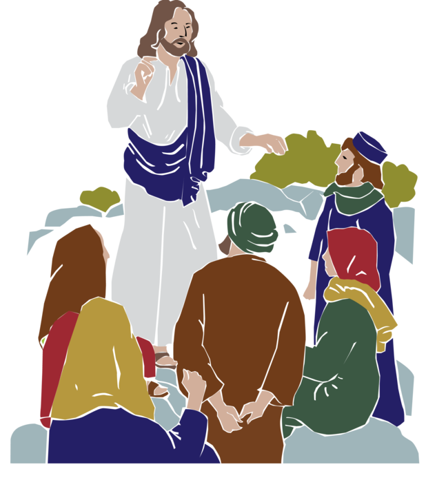 Download Jesus Teaching Followers - Clip Art Jesus Preaching - HD ...