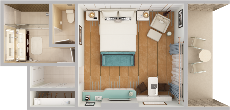 Download HD View 3d Floor Plans - Room Top View Transparent PNG Image ...