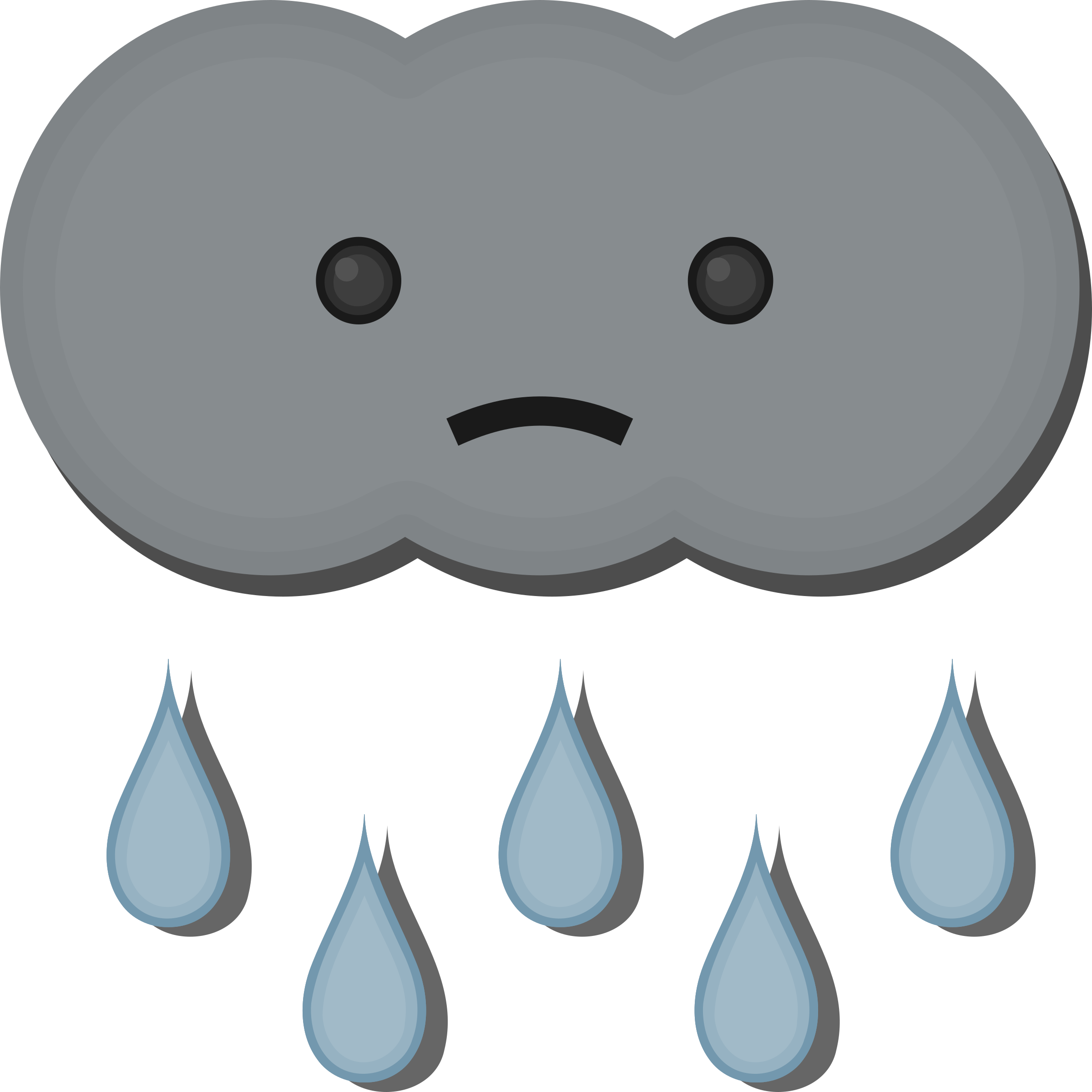 Download Cloud Clipart Sad - Sad Rain Cloud Png - HD Transparent PNG ...