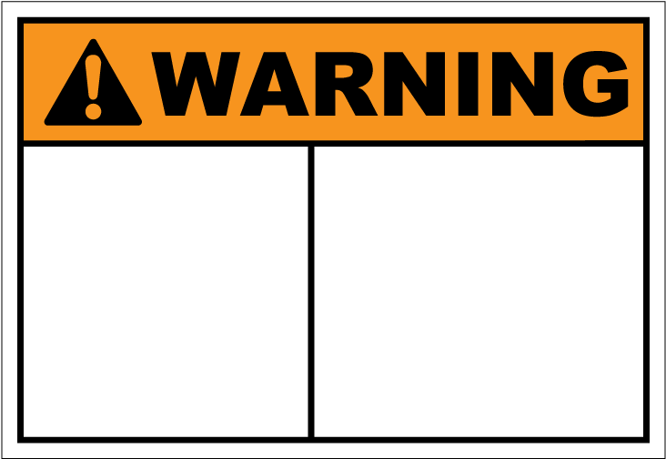 Download HD Paint Storage Area Warning Osha / Ansi Aluminum Metal ...