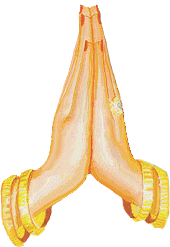 Download Namaste Hands Symbol - HD Transparent PNG - NicePNG.com