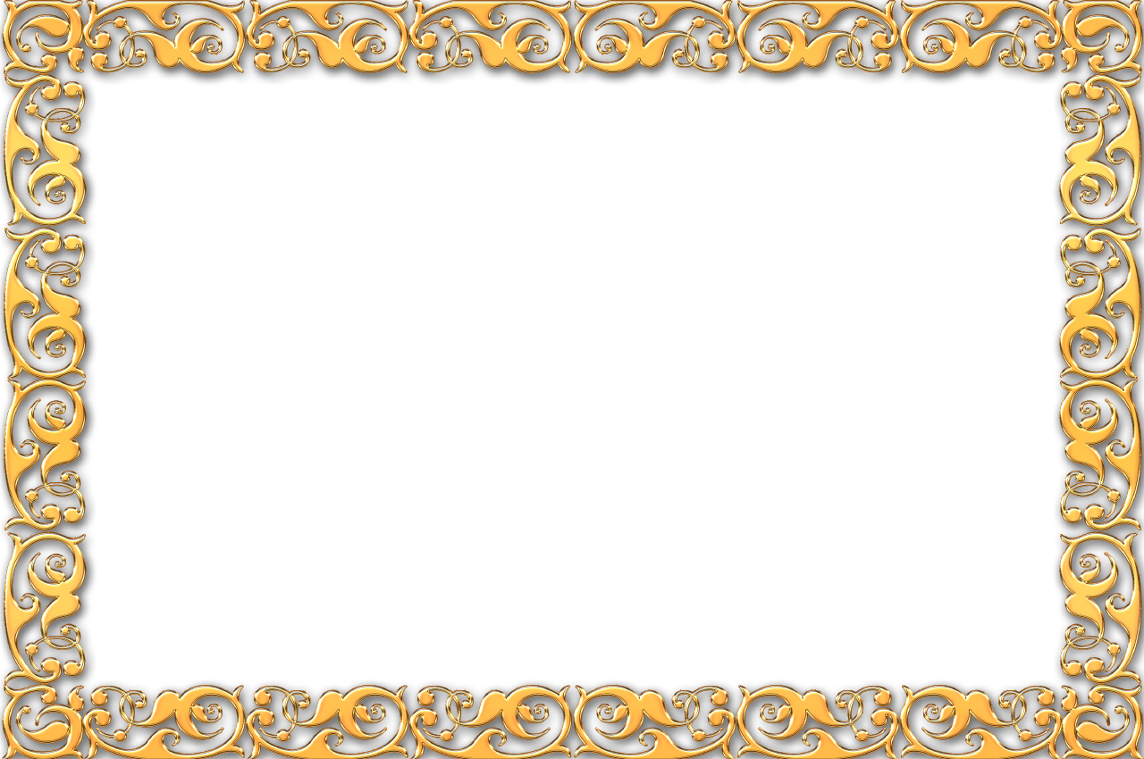 Download Vector Free Stock Picture Frame Border Clipart - Frame Png ...