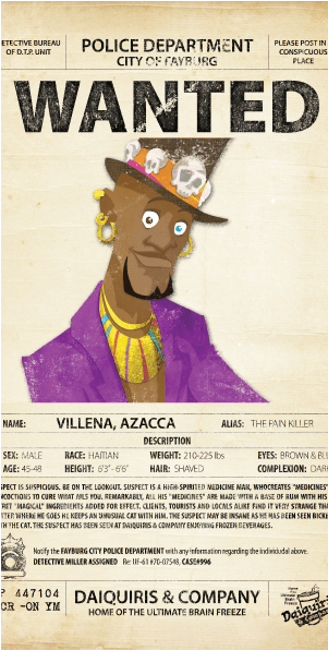 Download Daq Wanted Poster-300x800 - Cartoon - HD Transparent PNG ...