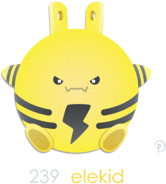 Download HD Elekid - Cartoon Transparent PNG Image - NicePNG.com